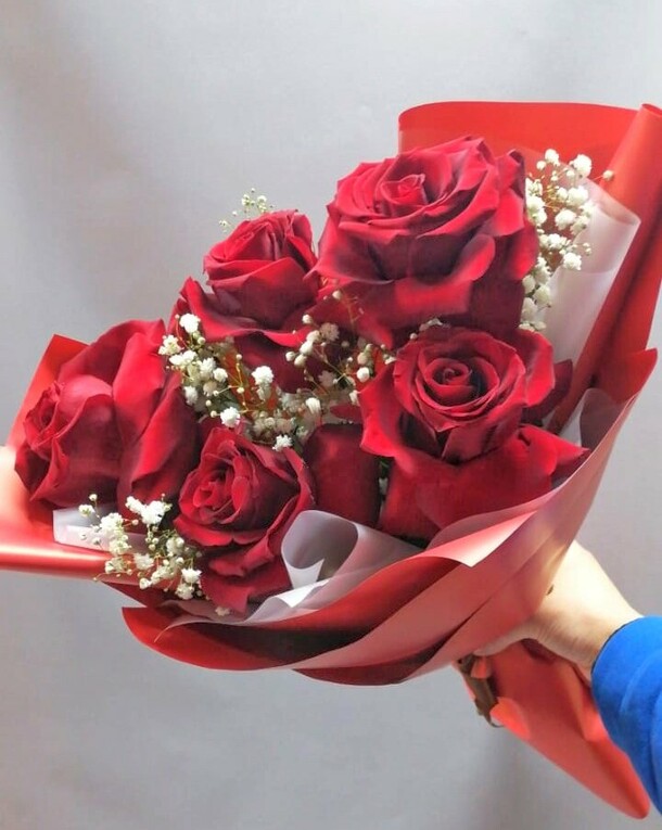 Букет из французских роз, артикул F1209267 - 2100 рублей, доставка по ...